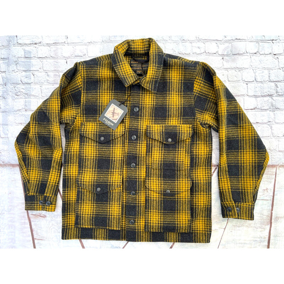 Filson | Jackets & Coats | New Mens Filson Gold Ochre 0 Mackinaw Wool ...